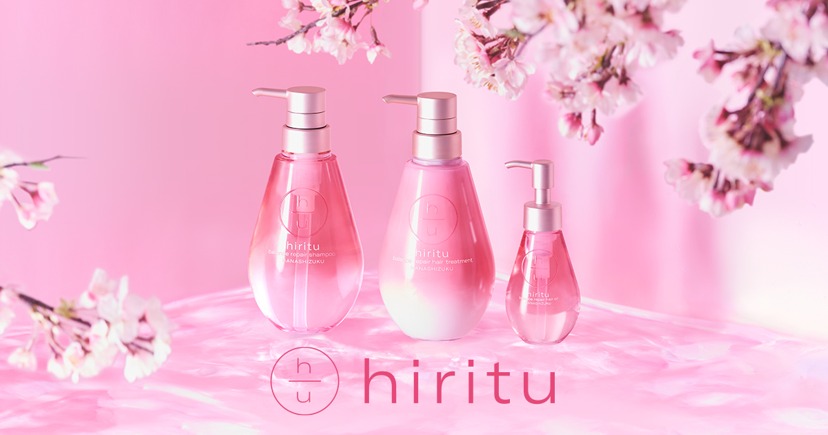 hiritu(ヒリツ)【春季限定ハナシズク】 ヘアオイル モイスト スムース